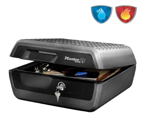 Mallette de sécurité Anti Feu Ignifugé et Étanche -Serrure à Clé - For – First Chasse